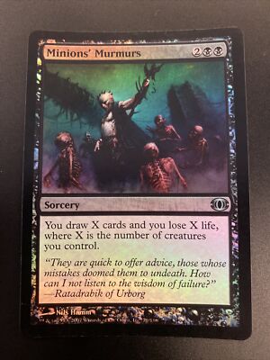 FOIL Minions' Murmurs 71/180 MTG Future Sight Set Uncommon NM English ...