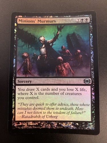 FOIL Minions' Murmurs 71/180 MTG Future Sight Set Uncommon NM English ...