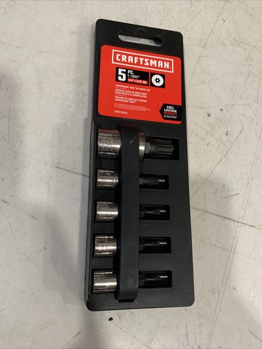 CRAFTSMAN Torx Bit Socket Set, Tamperproof, 5-Piece (CMMT42616) | eBay