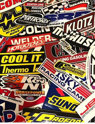 Racing Decals Sticker Lot Set 25 Assorted Body US FREE SHIP NASCAR NHRA ...