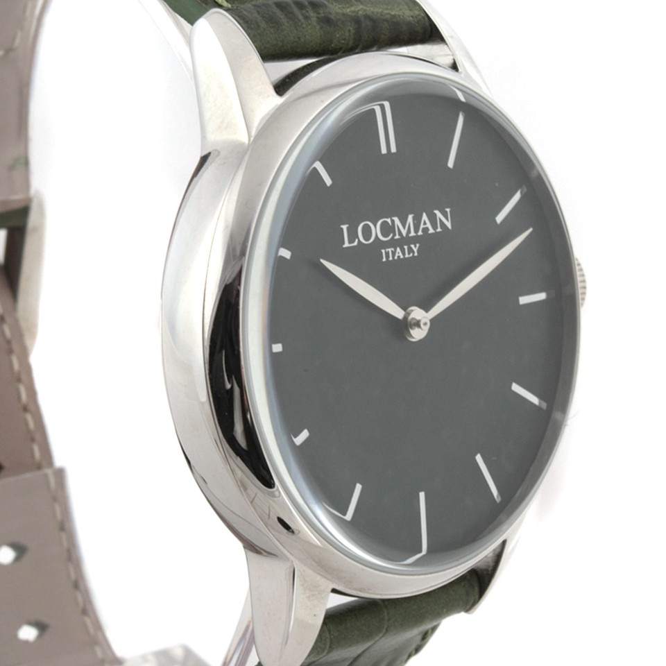 Locman 1960 Watch Woman Just Time Quartz Green 41 mm 0251V03-00GRNKPG ...