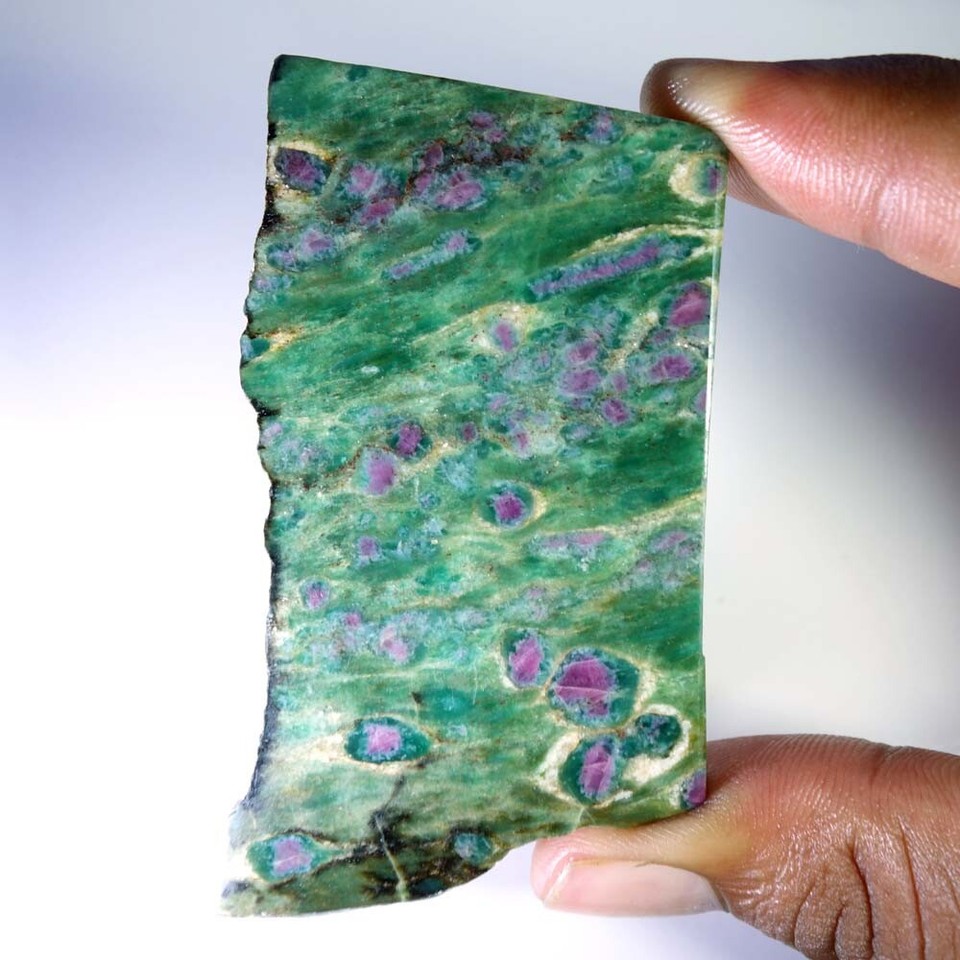 Ruby Fuchsite Natural Rock Slab Polished Rough Specimen For Cabbing ...