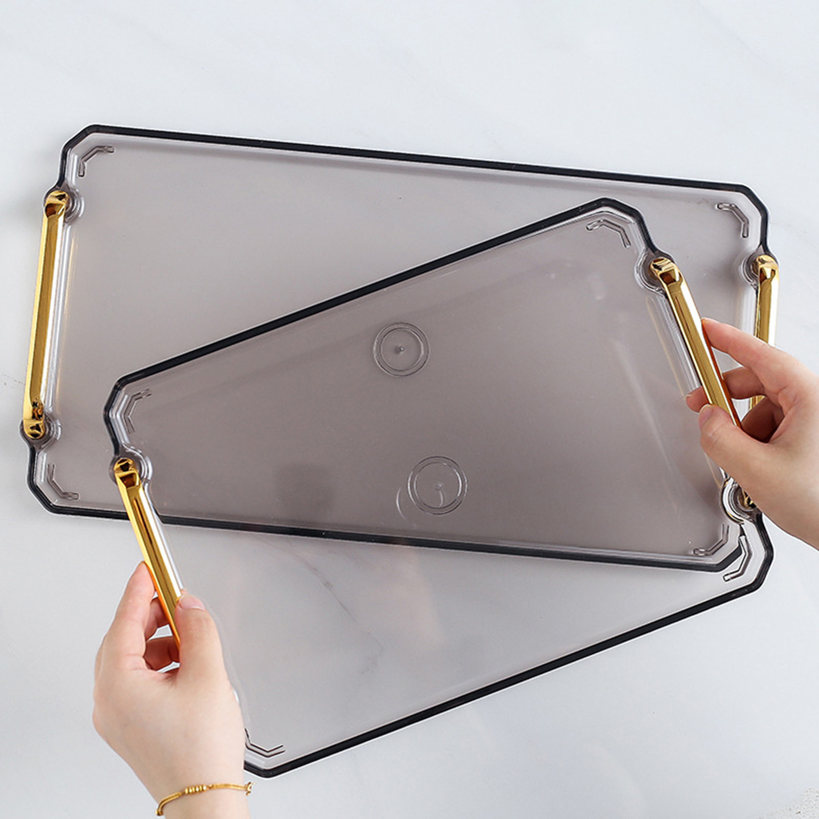 Storage Tray Multi-functional Reusable Practical Coffee Tea Tray 14 ...