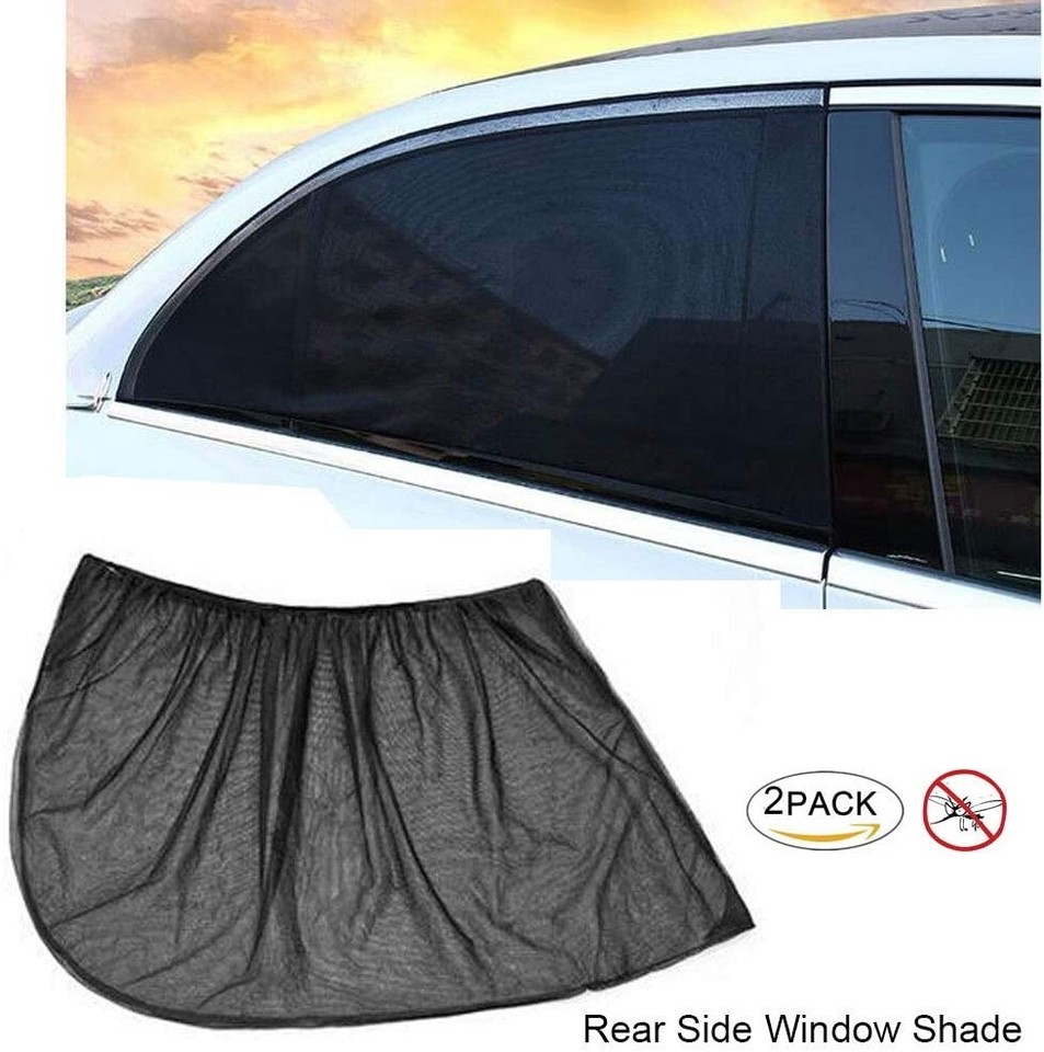 2 Pack Mesh Car Side Window Cover Sun Shades for Camping Baby for Most ...