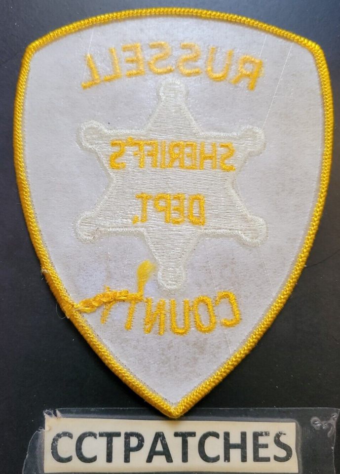 RUSSELL COUNTY, ALABAMA SHERIFF SHOULDER PATCH AL | eBay