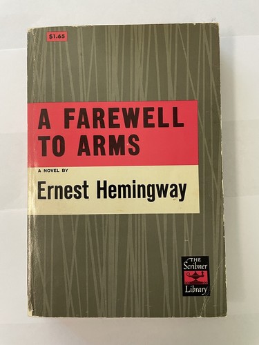 VIntage A FAREWELL TO ARMS by Ernest Hemingway 1957 PB Scribner EUC | eBay