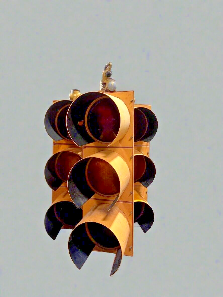 EAGLE RED YELLOW GREEN 12" Lens Aluminum 3 WAYS Traffic Light w ...