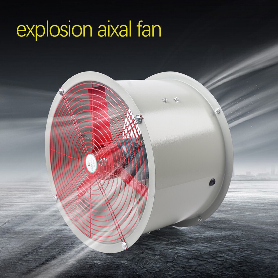 Explosion-proof Axial Exhaust Fan Spray Booth Paint Fumes Exhaust Fan ...