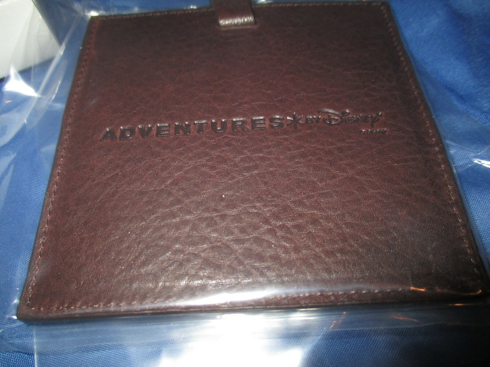 ADVENTURES BY DISNEY Exclusive Leather Luggage Tag (DVC/TRAVEL) | eBay