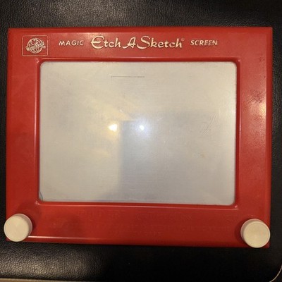 VTG Original Ohio Art #505 Etch A Sketch Magic Screen Toy Red Working ...