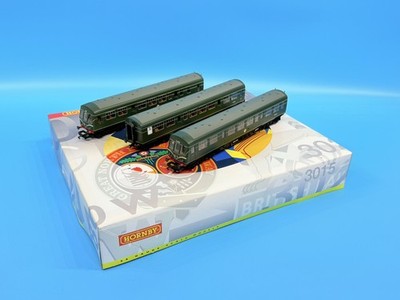 HORNBY 'OO' GAUGE R2578 CLASS 101 BR GREEN 3 CAR DMU DCC READY BOXED ...