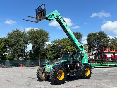 2017 JCB 510-42 10,000 lbs Telescopic Reach Forklift Telehandler Hyd ...
