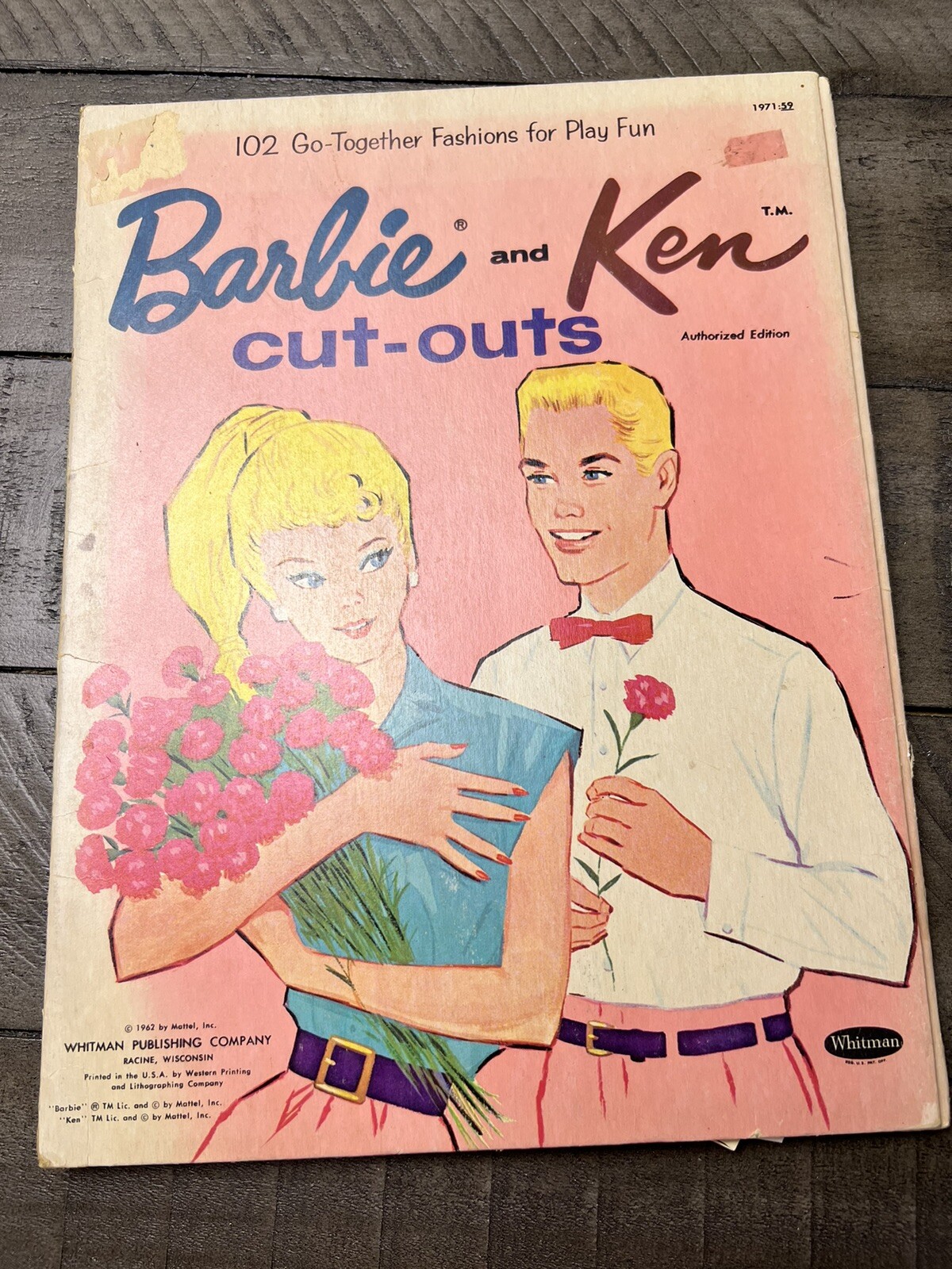 1962, Barbie & Ken Cut-Outs, Paper Doll Set, Whitman Publishing | eBay