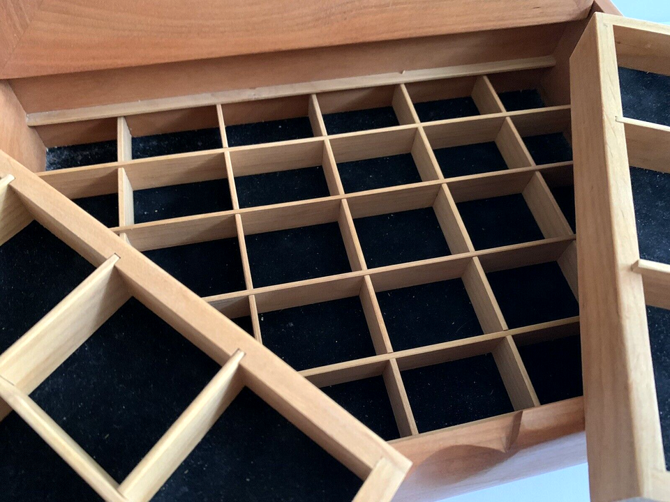 Steve Smith Artisan USA Handmade Wooden Jewelry Box "The Bevel" VERY ...