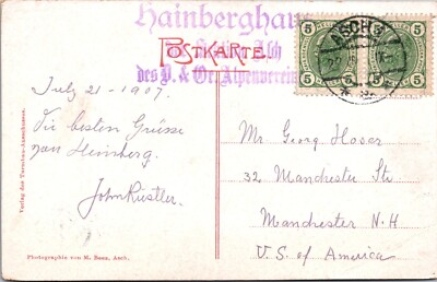 Germany 1907 - Postcard - Asch - F66777 | eBay