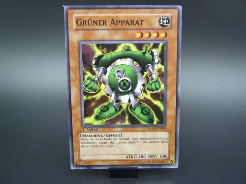 Grüner Apparat SD10-DE006 Common EX Yu Gi Oh 1.Auflage | eBay.de
