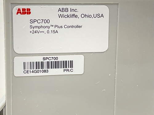 ABB SPC700 SYMPHONY PLUS CONTROLLER MODULE (SUPPORTS 10 000 FUNCTION BLOCKS) for sale online | eBay