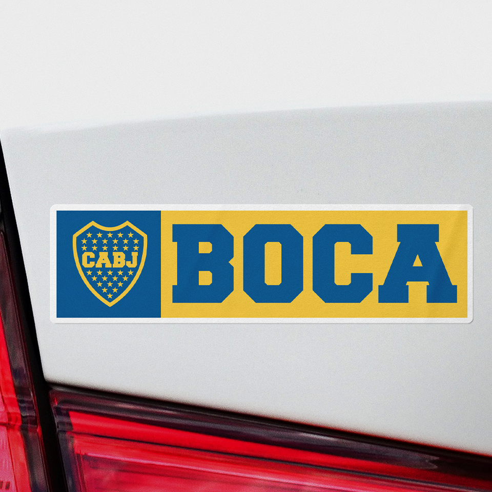 (2 pack) Boca Juniors Argentina Bumper Sticker Calcomania Soccer ...