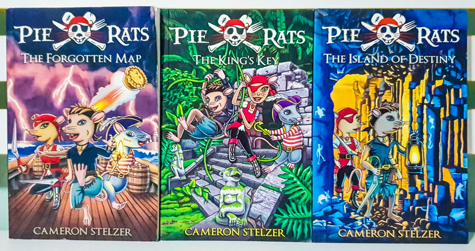 Pie Rats Books 1-3 by Cameron Stelzer! Signed Children's Stories! | eBay