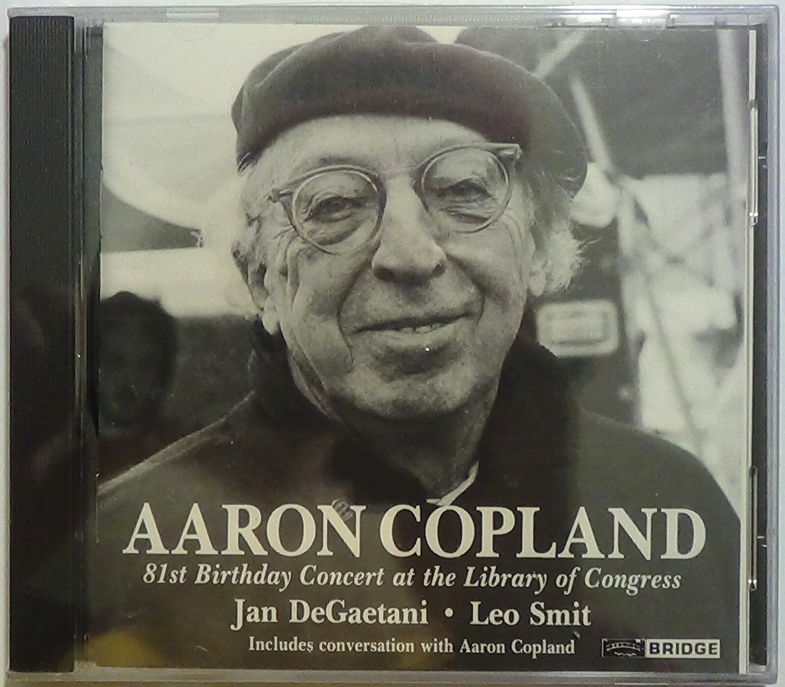 AARON COPLAND 81st Birthday Concert ~ Jan DeGaetani & Leo Smit CD 1993 ...