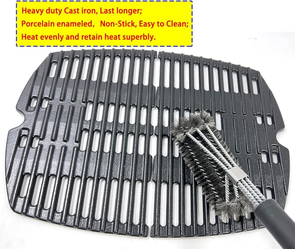 Cooking Grates for Weber Q100 Q1000 Q120 Q1200 Q1400 516001 516002 ...