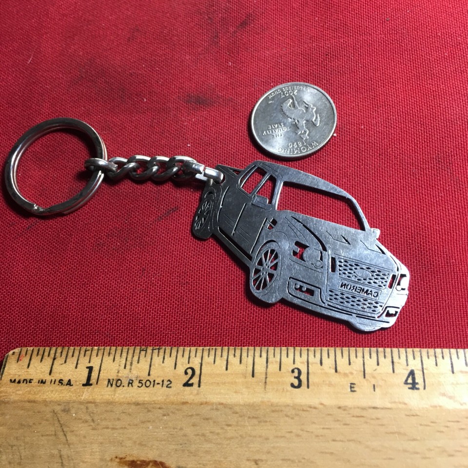 FORD TRUCK CAMERON KEYCHAIN 4 DOOR METAL 1563M | eBay