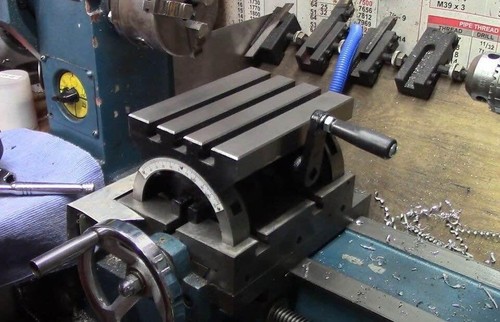 Tilting Work Table 5”x7” Milling Machine Tilting Plate 90 Degrees ...
