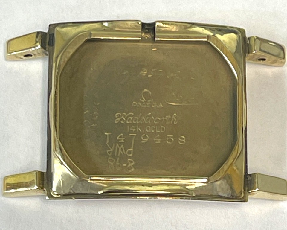 14k Solid Gold Vintage OMEGA square Watch 17 Jewels Movement | eBay