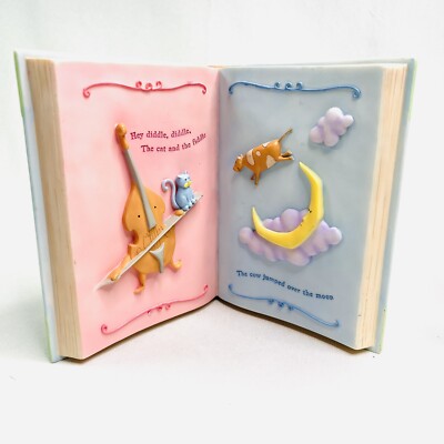 Michel & Co Classic Nursery Rhymes Hey Diddle Resin Single Bookend Only ...