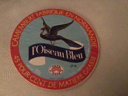 Etiquette Fromage Camembert L’Oiseau Bleu 2 | eBay