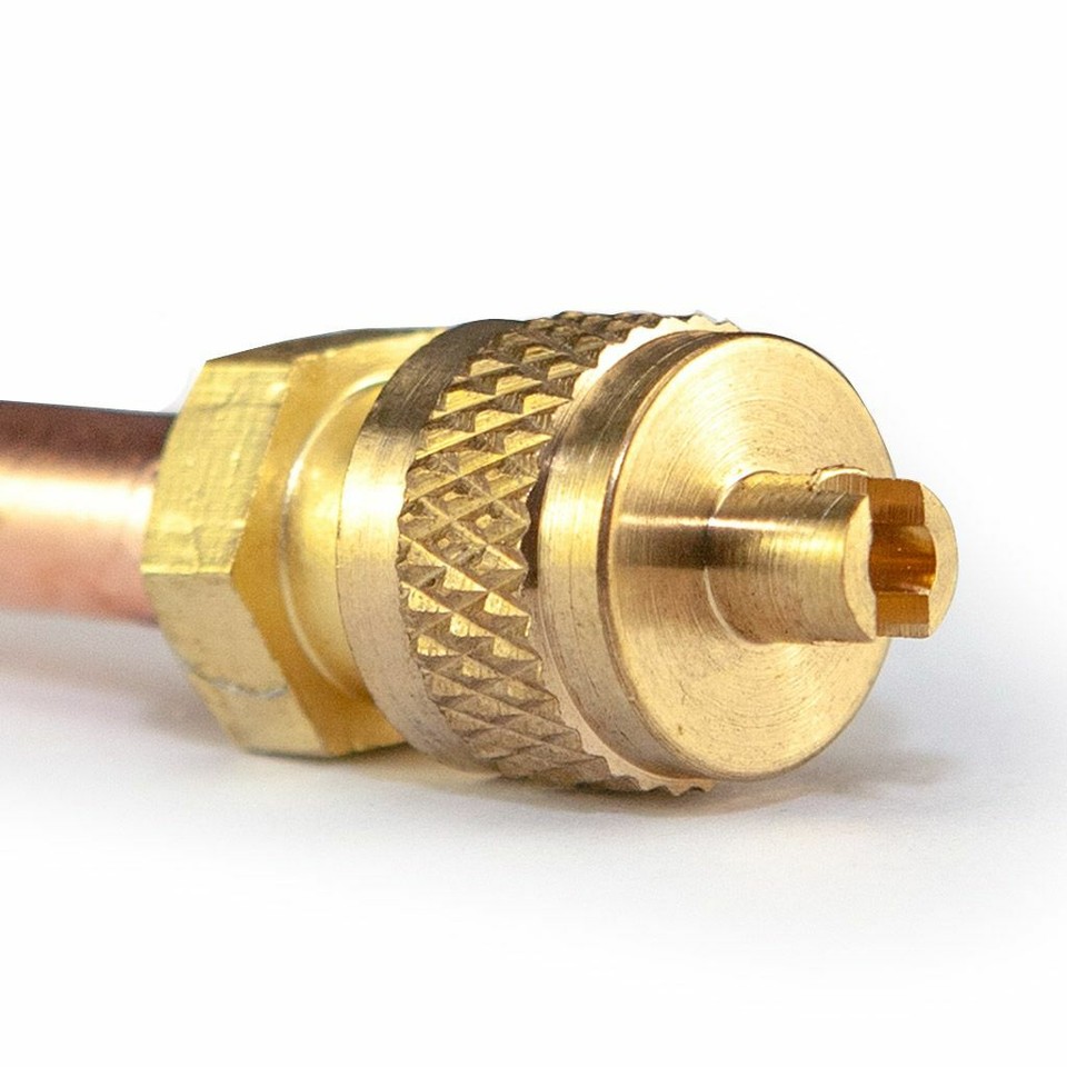 10 Service/Access Valve 1/4" SAE *1/4" OD *2.75" Stem Core AC ...