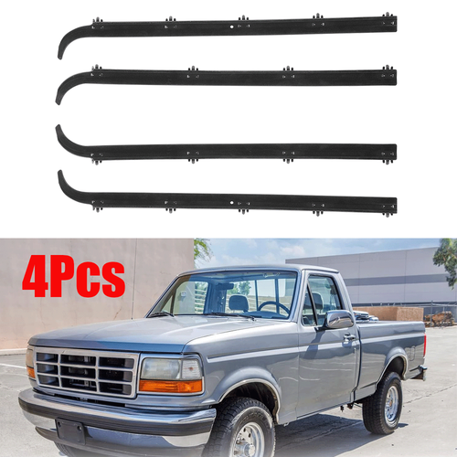 Door Window Seal Belt Weatherstrip Kit For 1987- 1997 Ford F150 F250 ...