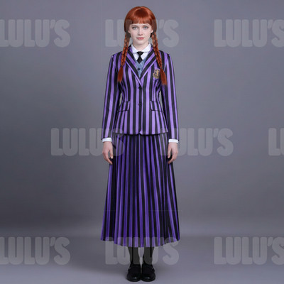 Wednesday Agnes DeMille School Uniform Costume | eBay