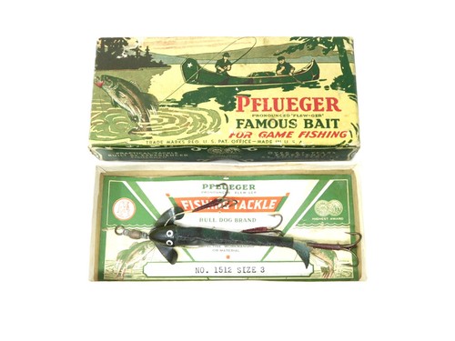 Vintage "Pflueger's Famed Phantom Minnow" Devon Lure in Box | eBay