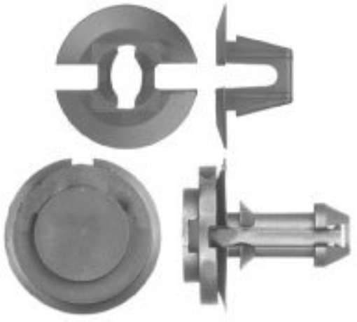 GM Chevrolet Front Air Deflector Retainer Clip & Grommet 32 PC 15733971 ...