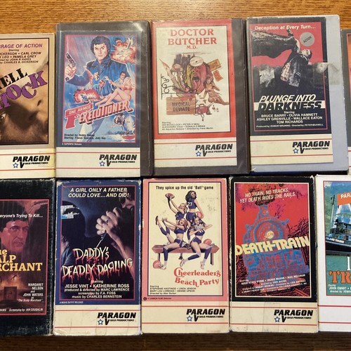 Paragon VHS lot of 11 Doctor Butcher MD Night Nurse Daddy’s Deadly ...