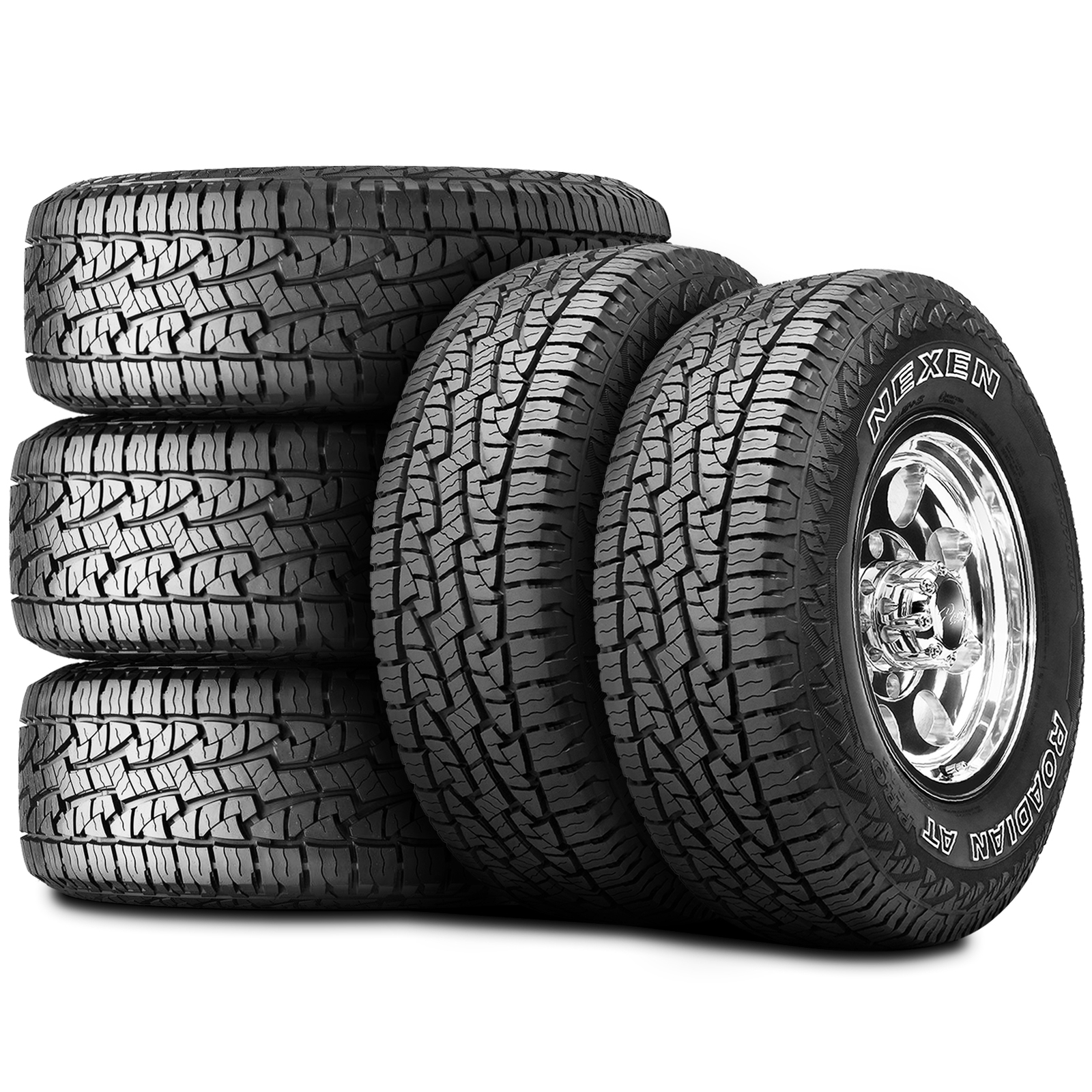 6 Tires LT 235/80R17 Nexen Roadian AT Pro RA8 (DC) A/T All Terrain Load ...
