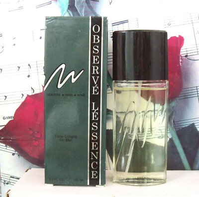 Observe L'essence Spray Cologne For Men 3.3 FL. OZ. RIM Charcoal Grey ...