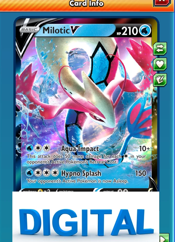 Pokemon Milotic Card