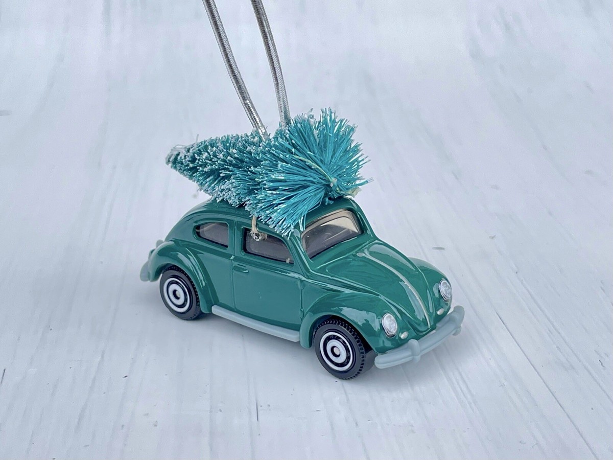 Volkswagen Beetle Christmas Ornament VW Beetle Handmade Beaded