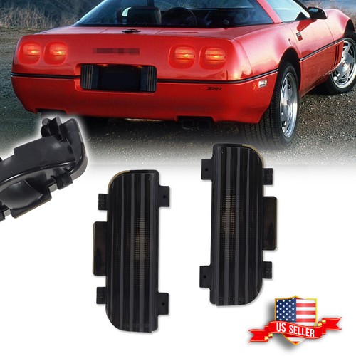 2PCS Smoked Lens Tailgate Reverse Backup Lights Lamps for 1984-1990 ...