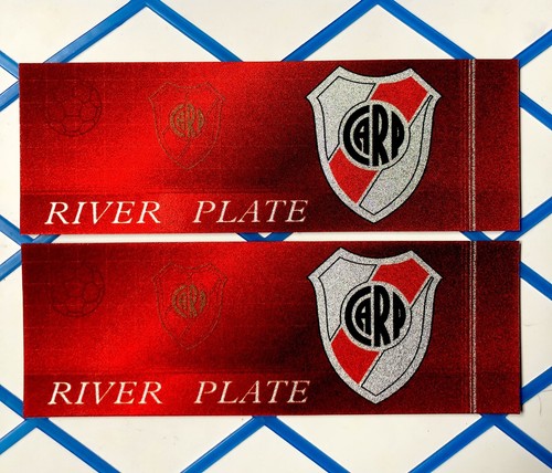 RIVER PLATE FC Stickers 21 X 7 cm For Bar/Office /Home Use 2 Pieces In ...