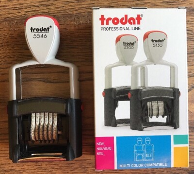 NEW - Trodat 5546 Professional Line - 6 Digit Number Stamp | eBay