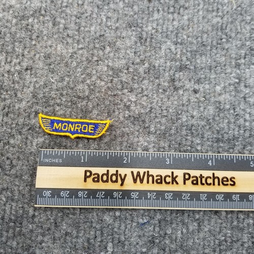 Vintage Monroe Patch Shocks Struts Automotive Hot Rod Company Logo 70s ...