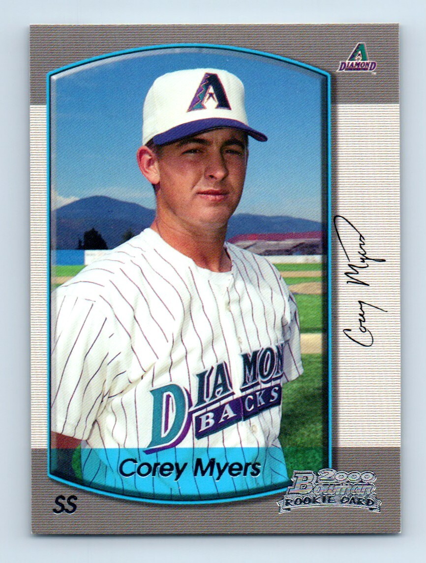 2000 Bowman Corey Myers Rookie Arizona Diamondbacks #183 | eBay