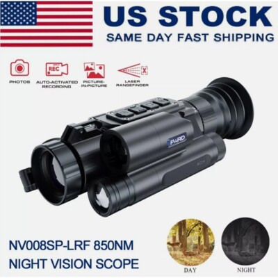 PARD NV008SP LRF 50mm 850nm Night Vision Scope Monocular Ballistic Calculator | eBay