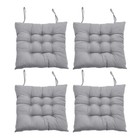 4x Chair Seat Garden Pads Furniture Dining Patio Outdoor Tie On ...