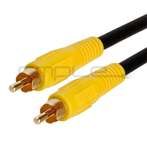 1 RCA Male to 1 RCA Male Cable 6FT Composite Audio Video Single RCA ...