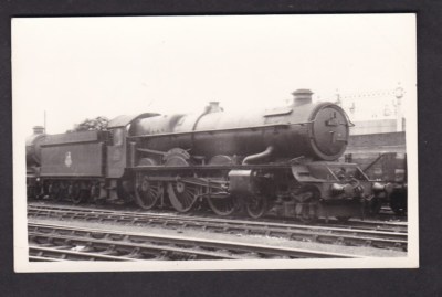 Railway BR ex GWR loco #6005 King George II at Wolverhampton shed 1953 ...