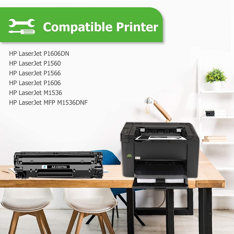 78A CE278A For HP 78A LaserJet P1606dn 1536dnf MFP P1606 Toner ...